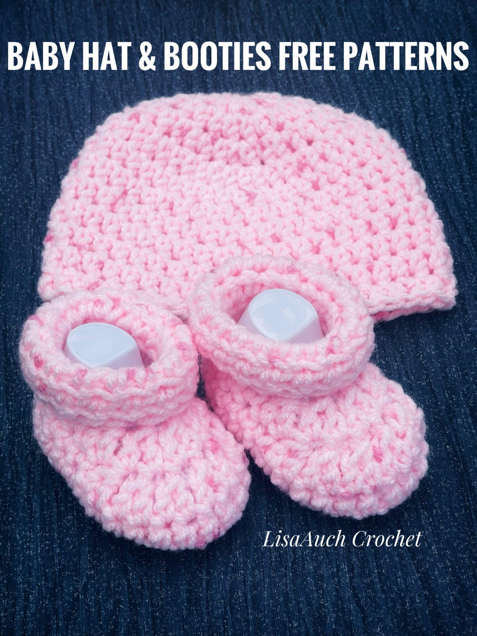10-Minute Easy Crochet Baby Booties Pattern